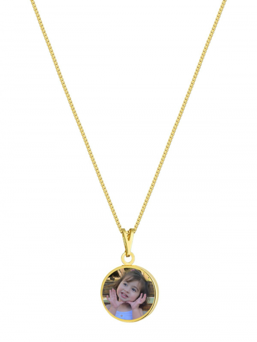Comprar COLAR CÁPSULA DE AMOR COM 1 FOTO - R$189,00
