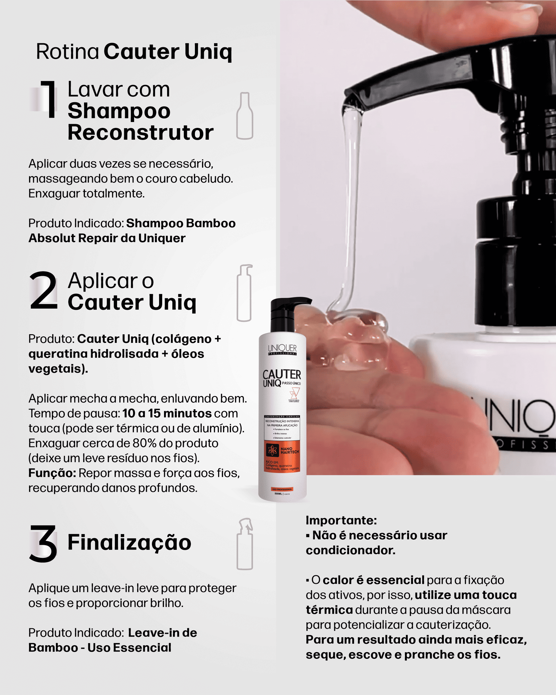 Comprar Cauter Uniq Passo Unico 500ml Uniquer - a partir de R$66,40
