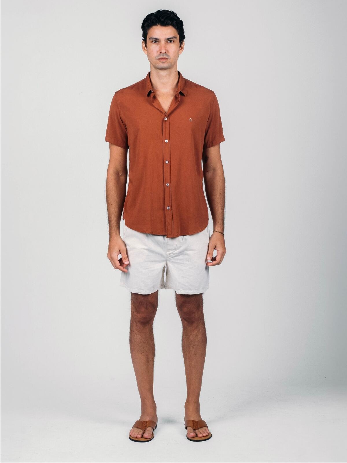 Comprar Camisa Manga Curta Viscose Montana - Fella Clothing