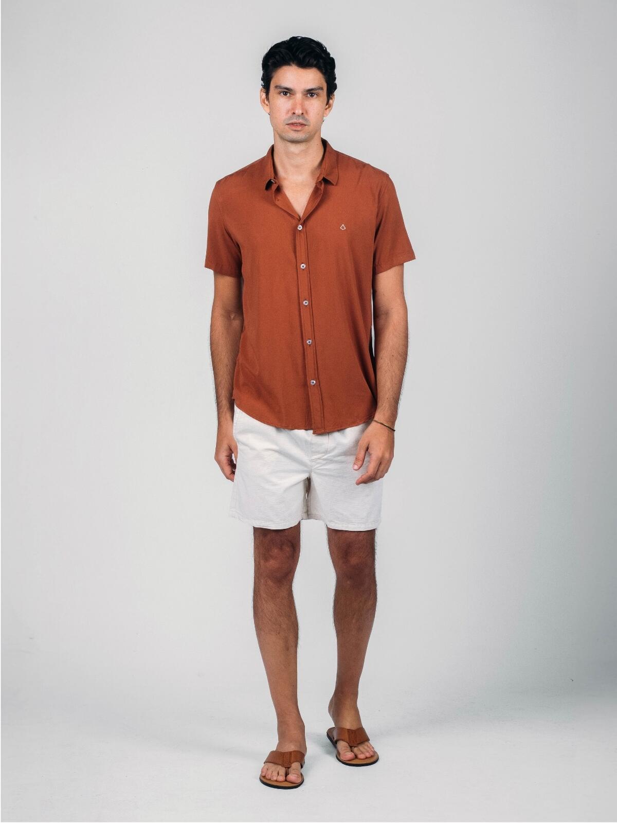 Comprar Camisa Manga Curta Viscose Montana - Fella Clothing
