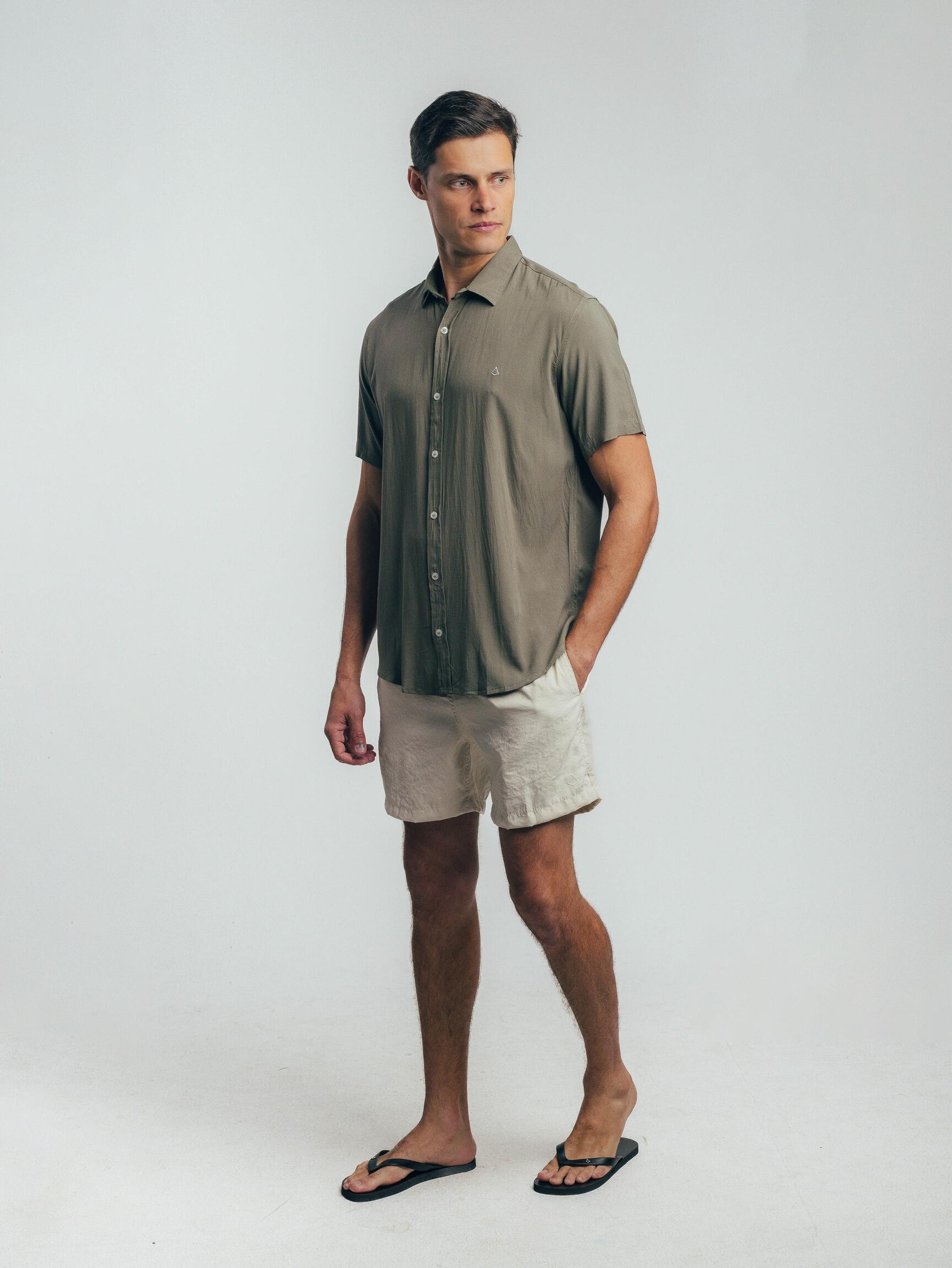 Comprar Camisa Manga Curta Viscose Florest - Fella Clothing