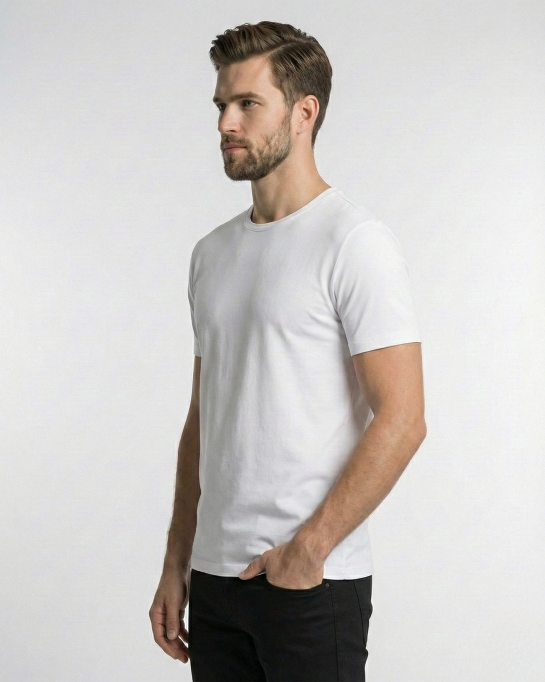 Comprar Camiseta Tech Hybrid White - R$249,90 - Fella Clothing