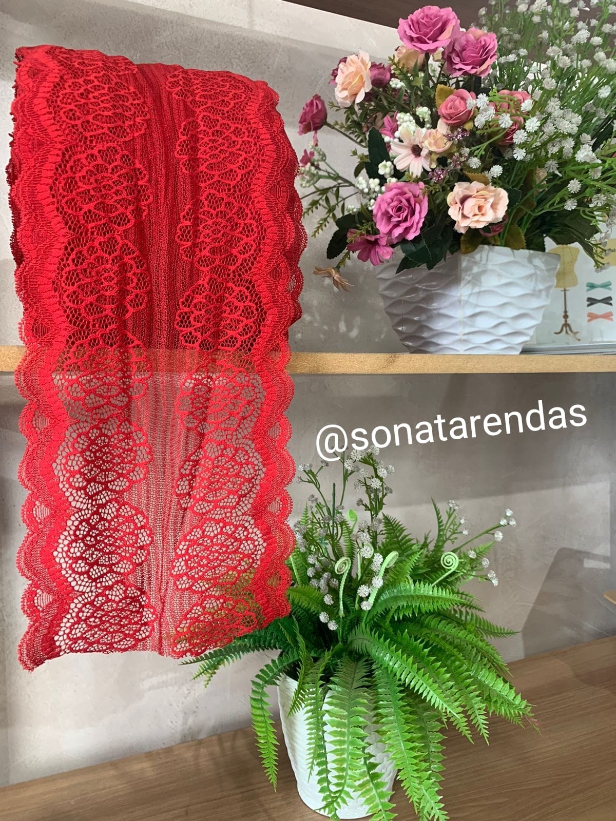 Comprar Rendas Pimenta - Preço por Metro - Sonata Rendas