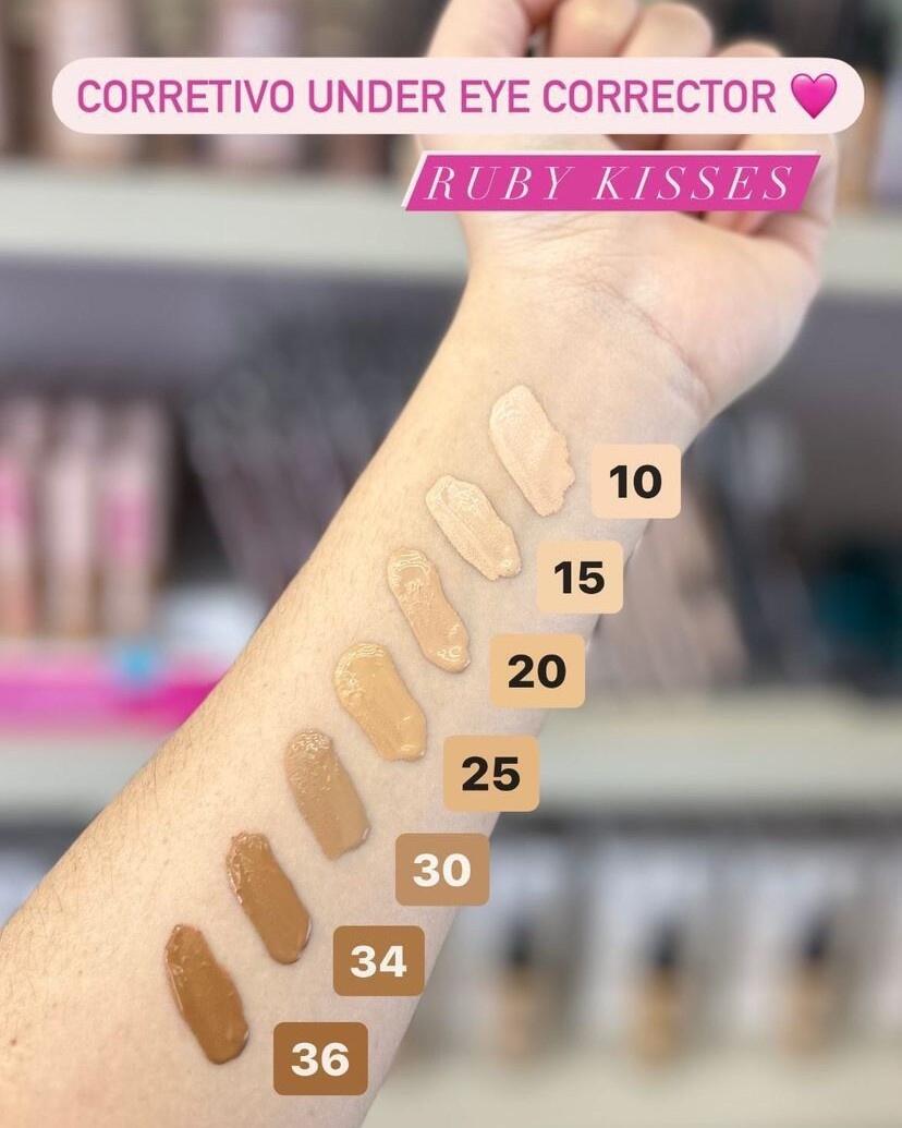 Comprar CORRETIVO UNDER EYE CORRECTOR 10ML - RUBY KISSES - Afim de Make