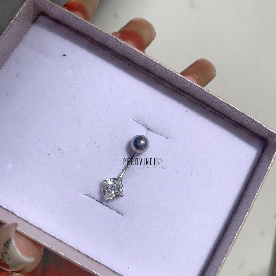 Comprar Piercing de Umbigo - Simples - R$80,99 - Perovinci Pratas