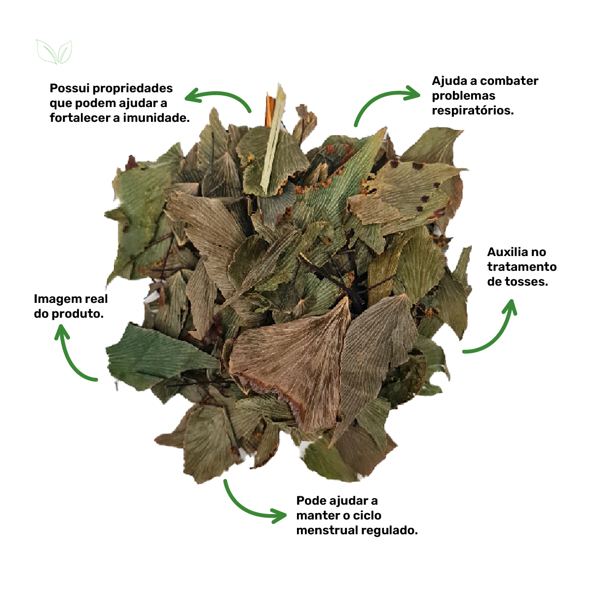 Chá de Avenca Adiantum Capillus V. A Granel - Natural do Povo