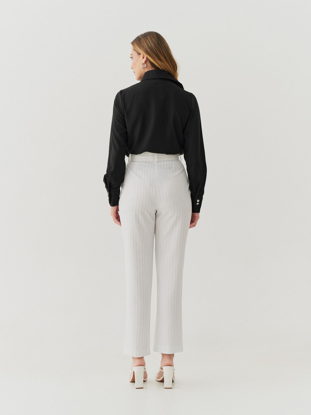 Comprar Calça Alfaiataria com Cinto Forrado Risca de Giz Brenda - Be ...