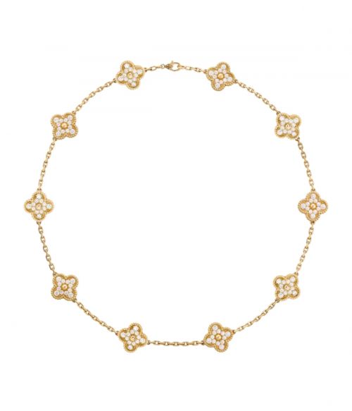 Comprar Colar Van Cleef 10 motivos dourado Brilhante - a partir de R ...