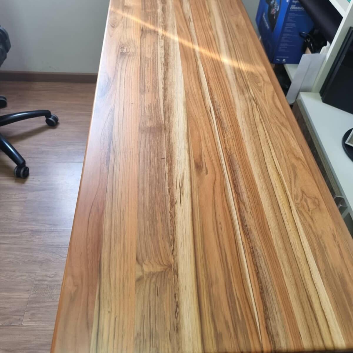 Comprar Tampo Teca Espessura de 4cm Pronta Entrega em Madeira ...