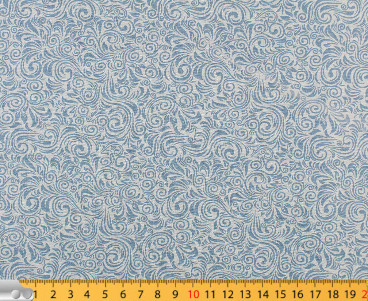 Comprar TRICOLINE ARABESCO AZUL FUNDO AZUL - R$36,80 - Arco-íris ...