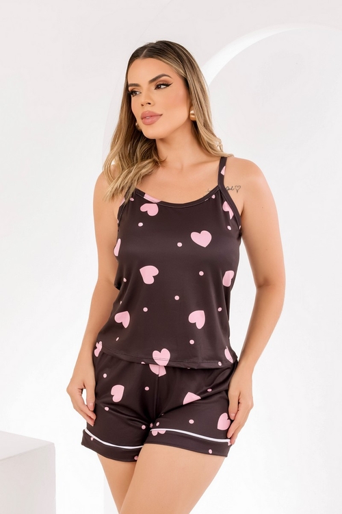 Comprar Baby Doll Ref. PBDV25L Corações Rosa - a partir de R$27,00 ...