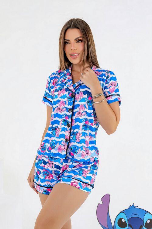 Comprar Pijama Americano Short Ref. PAS25 Stitch 1 - a partir de R$40,50