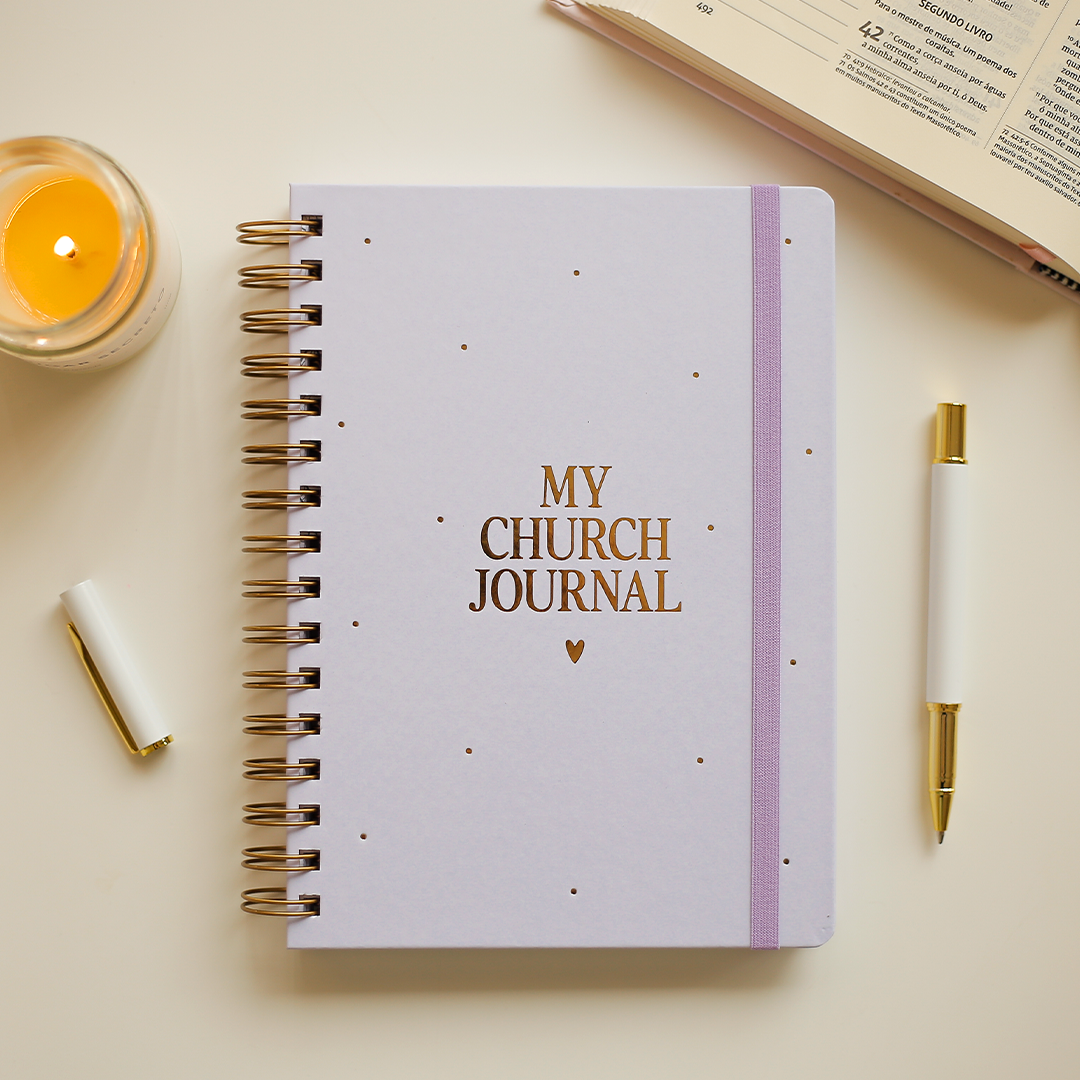 Comprar My Church Journal Lilás - a partir de R$67,80 - Somos Filhas ...