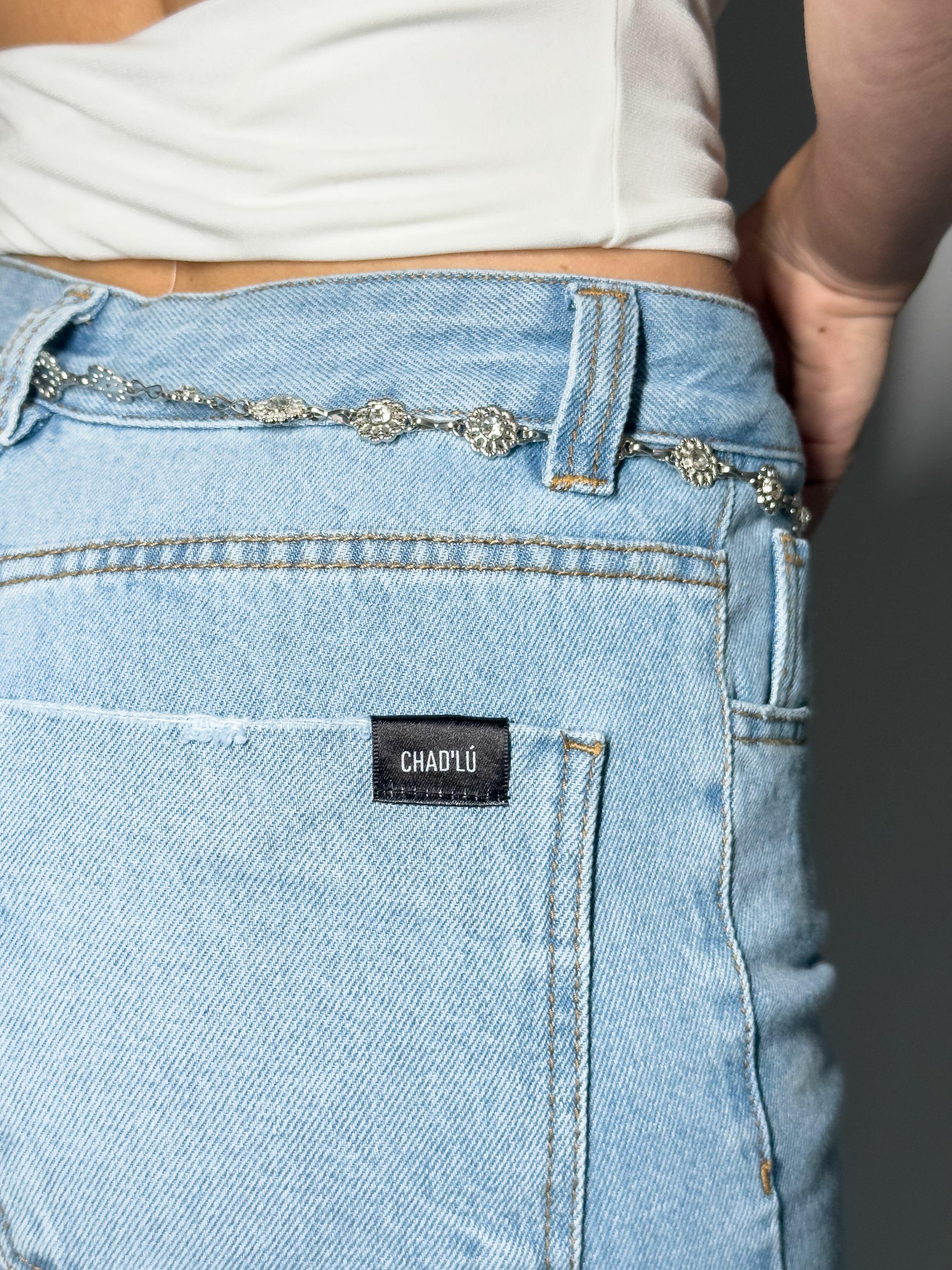 Comprar calça jeans wide leg cintura média