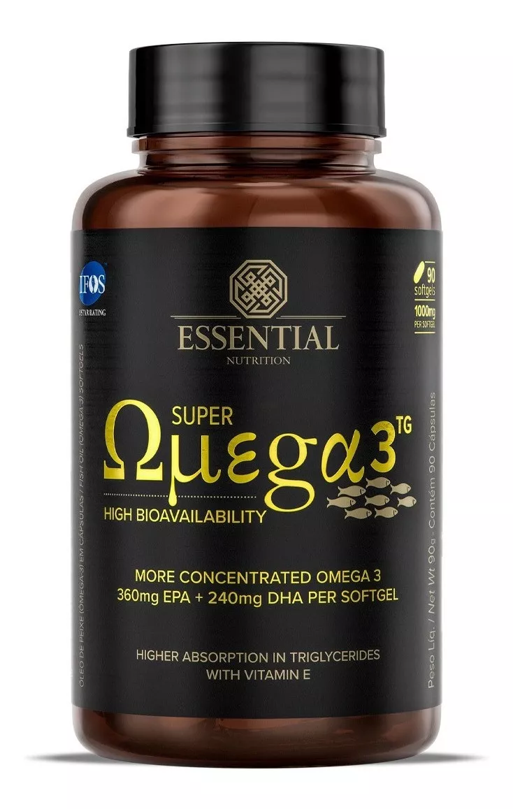 Comprar Super Ômega 3 TG 1g 90 cáps. - Essential - R$165,95 - Saara ...