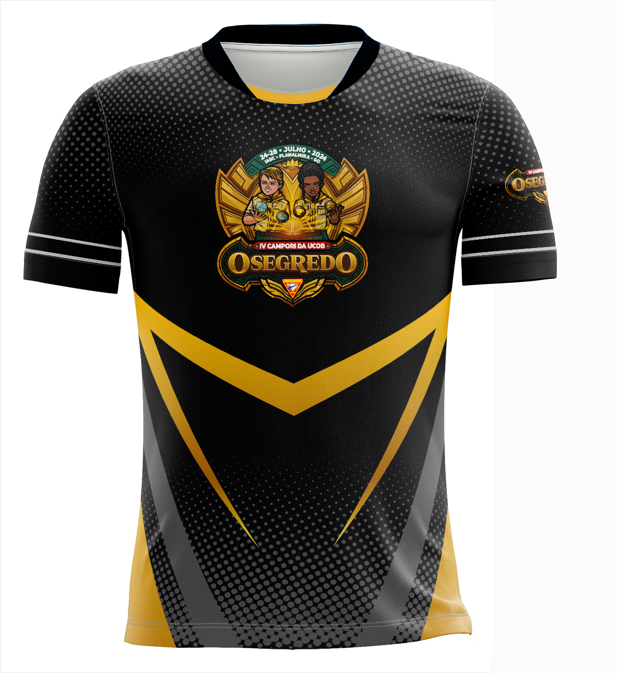Comprar Camiseta Campori o Segredo MOD.01- UCOB - Loja do Desbravador