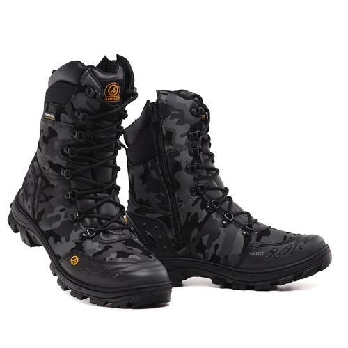 Comprar Bota Soldier Camuflada Master Boots Confort Plus Couro Legítimo ...