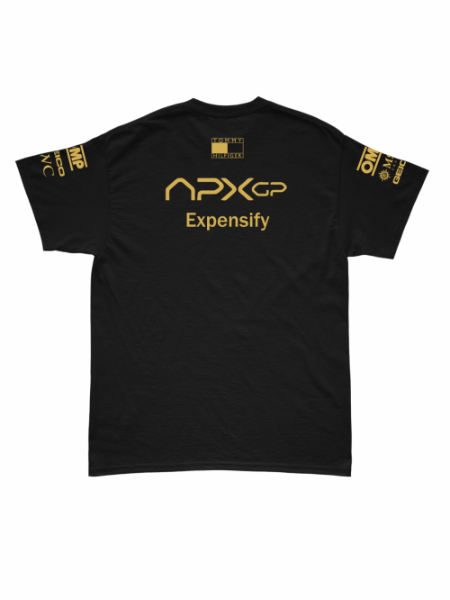 Comprar Camiseta APX GP Team - Black - R$129,00 - OVERTAKE STORE