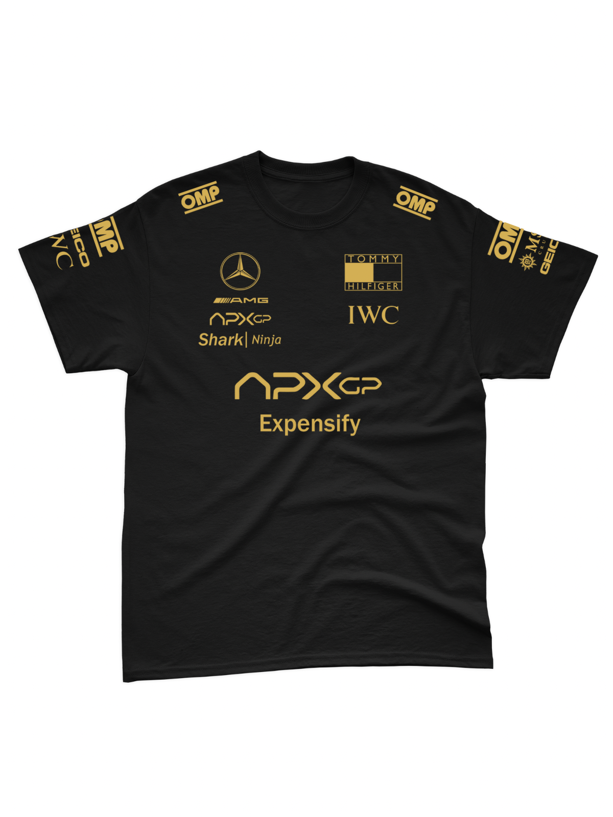 Comprar Camiseta APX GP Team - Black - R$129,00 - OVERTAKE STORE