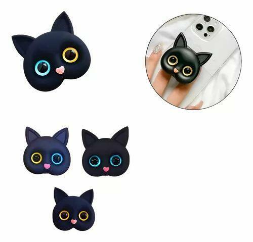 Suporte Para Celular PopSocket Gatinho Biscuit