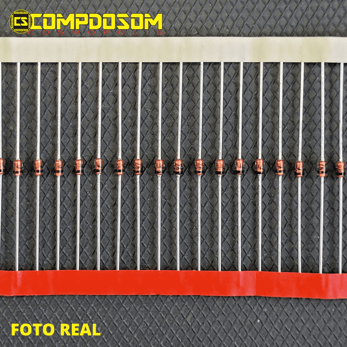 Comprar DIODO ZENER 15V 1N4744 IN4744 1W DIP PTH ORIGINAL - a partir de ...