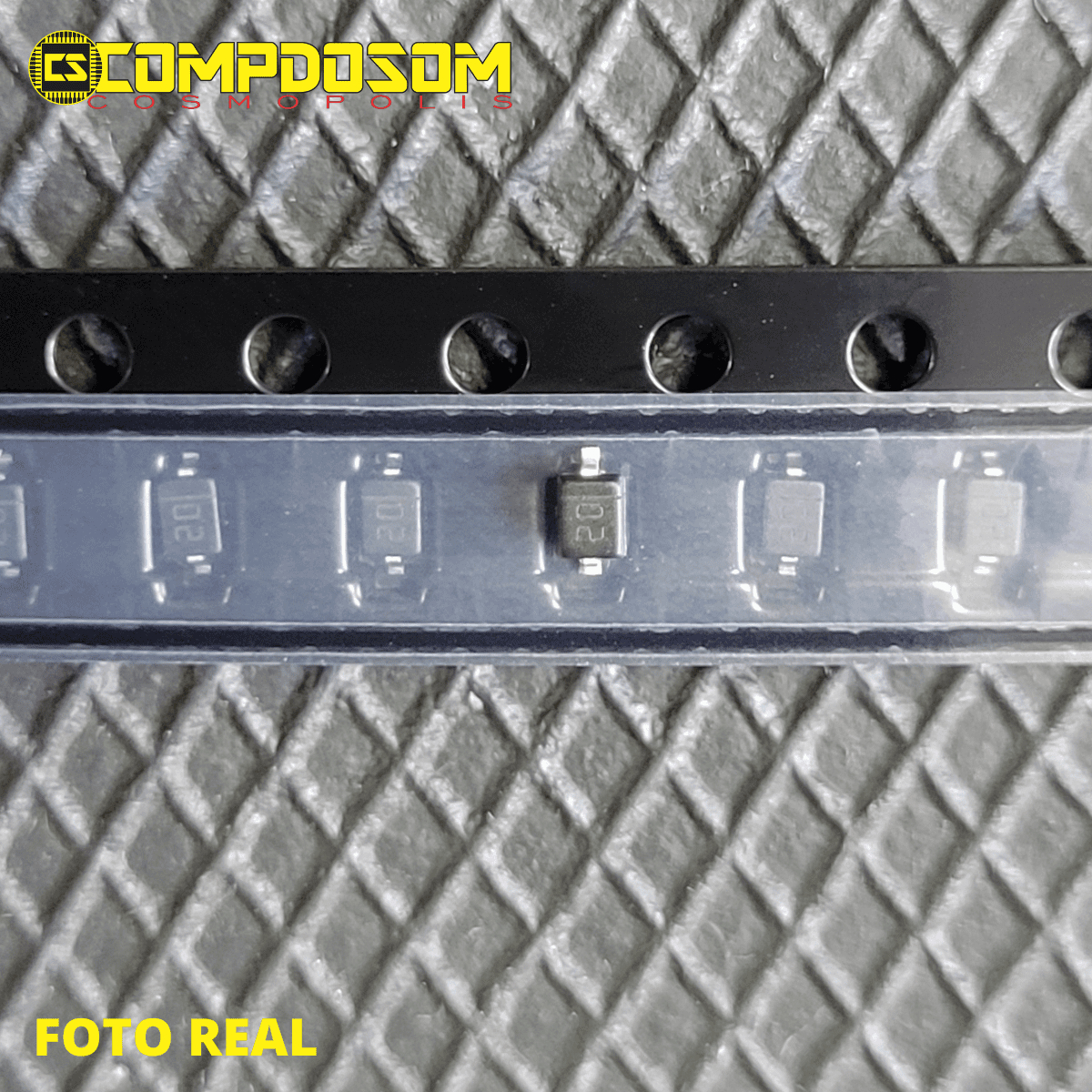 Comprar DIODO D2 BANDA BAT20 SMD ORIGINAL - a partir de R$0,90 - COMPDOSOM