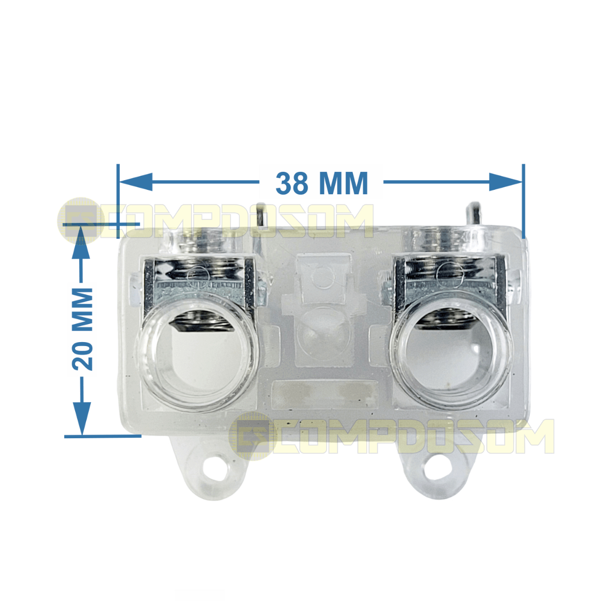 Comprar CONECTOR FONTE FONTE USINA 60 A 120A TERMINAL BORNE ACRÍLICO ...