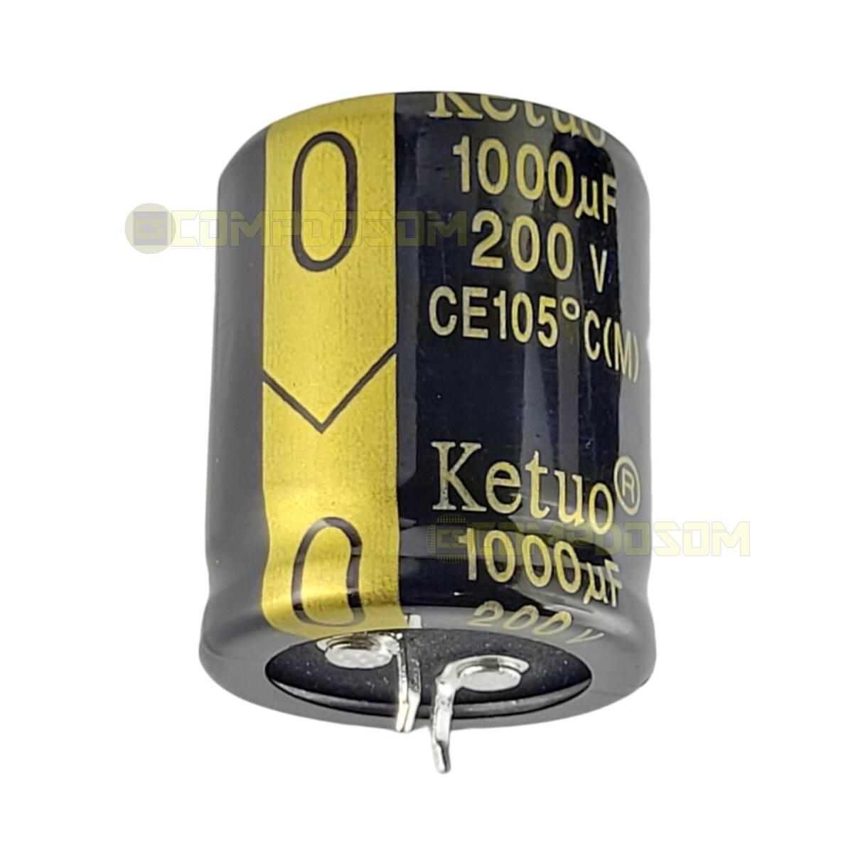 Comprar CAPACITOR 1000UF 200V 1000/200V KETUO ORIGINAL 30X35MM - a ...