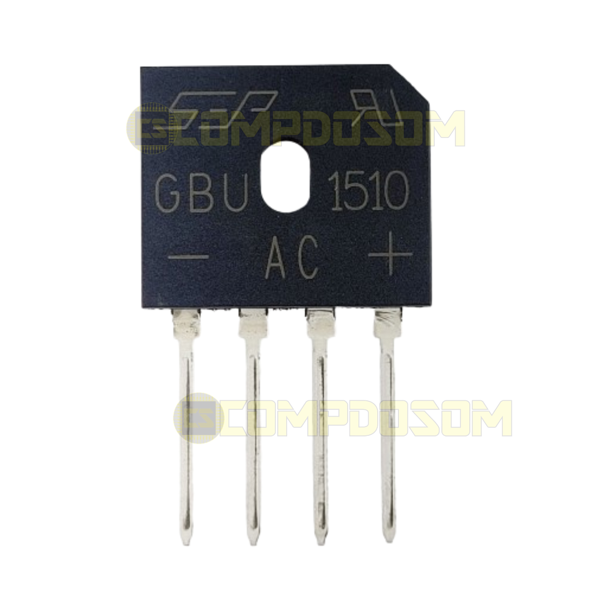 Comprar PONTE RETIFICADORA GBU1510 ORIGINAL - a partir de R$3,93 ...