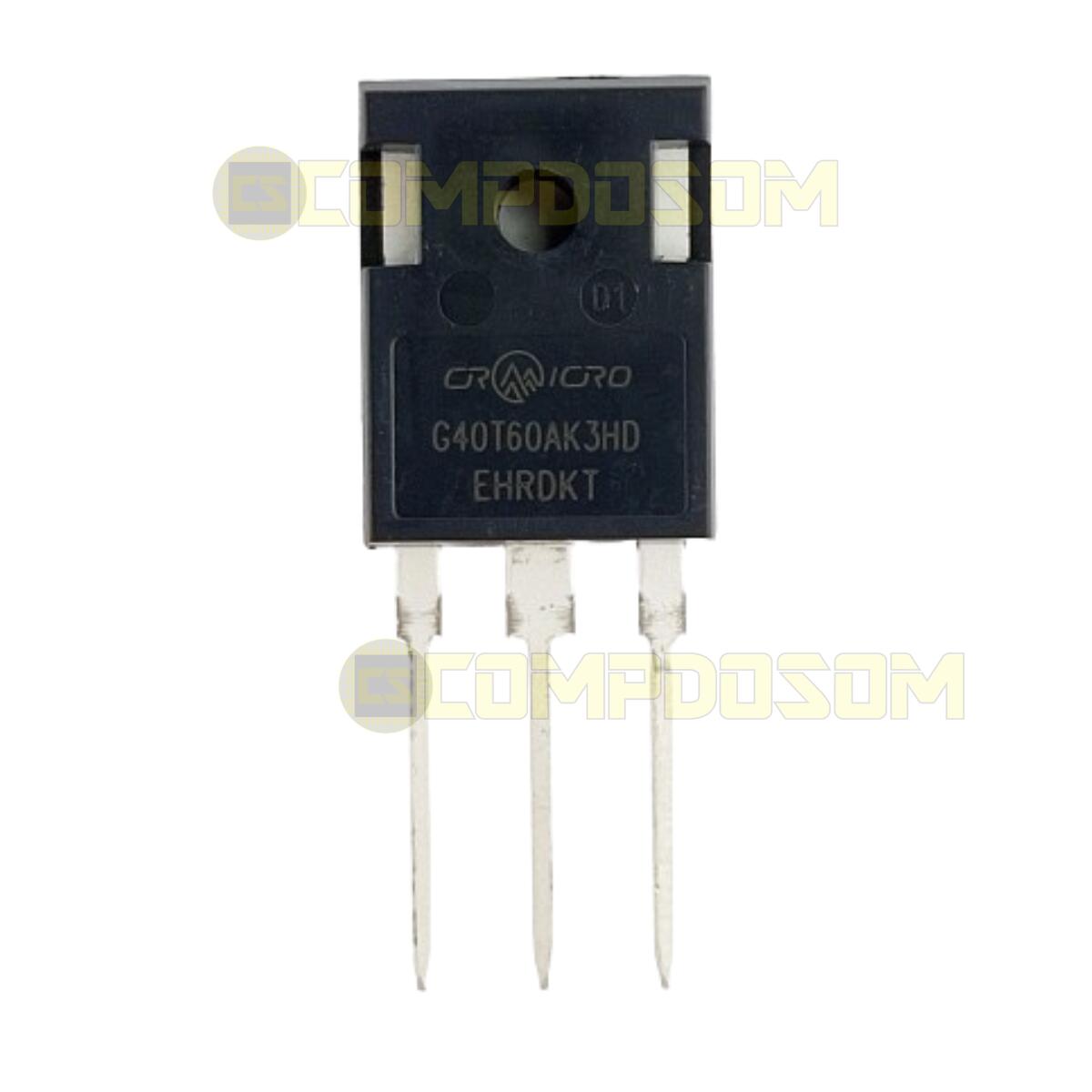 Comprar IGBT 40A G40T60AK3HD CRG40T60 = K40DDDTP K40EH5 IKW40N60 ...