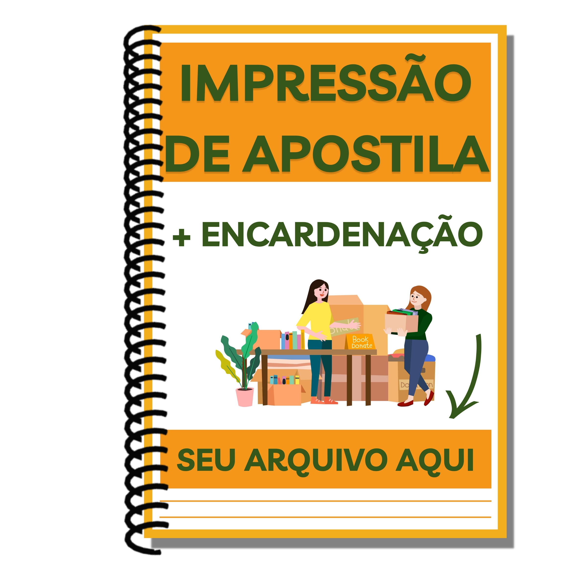 Comprar Impressão De Apostilas Frente E Verso + Encadernação -(50, 100 ...