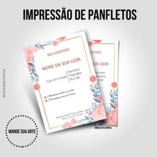 Comprar 100 Panfletos - Coloridos 21x30cm - a partir de R$36,10 ...