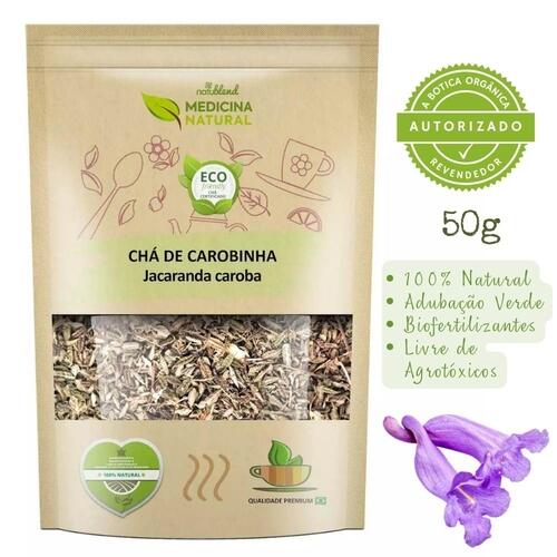 Comprar Carobinha Verdadeiro Jacaranda Caroba Folha Seca Premium 50 gramas