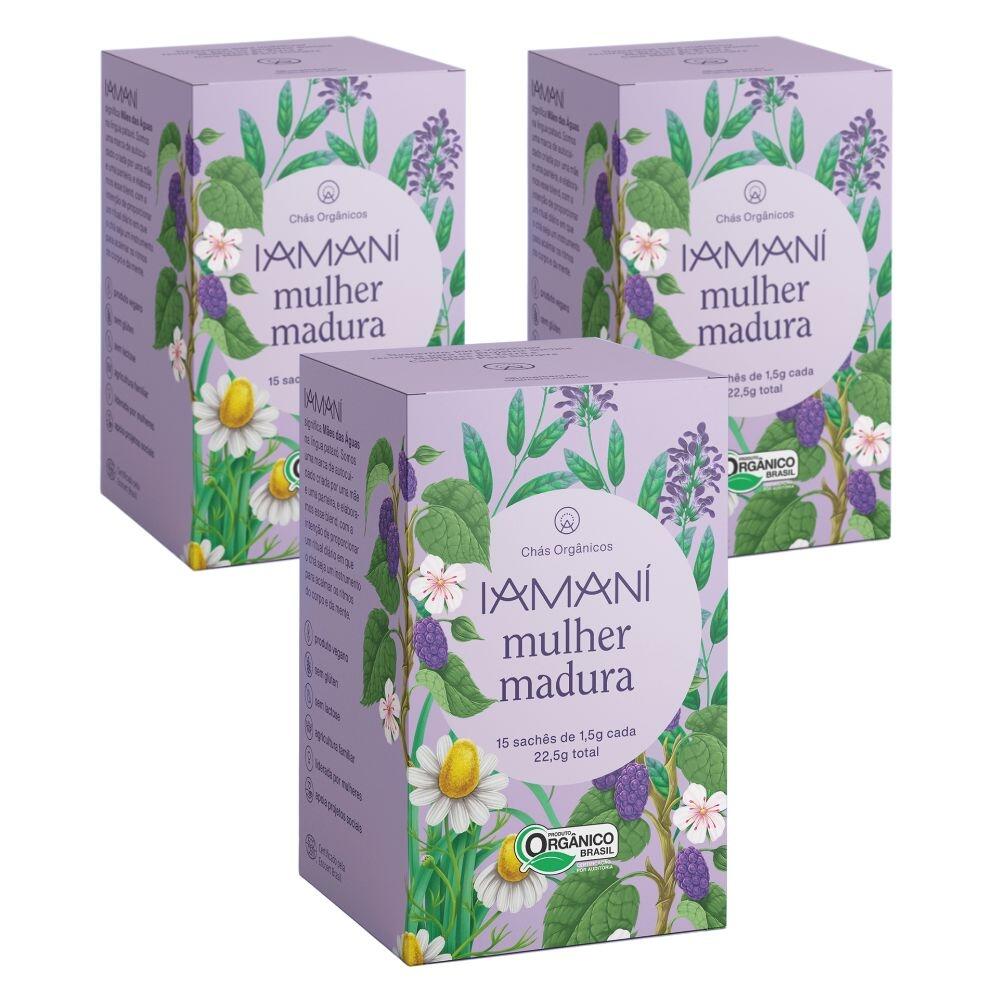 Comprar Kit Chá Misto Iamaní Mulher Madura Orgânico Menopausa Amora 45 ...