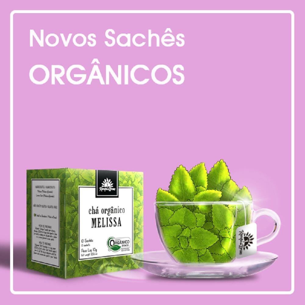 Comprar Kit 3 Melissa erva Orgânico e Certificado 10 sachês por caixa ...