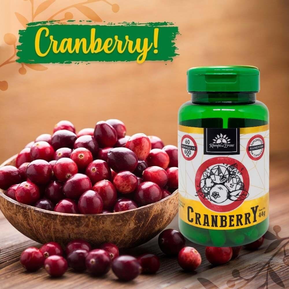 Comprar Kit 3 Cranberry desidratada 600 mg 60 cápsulas por frasco