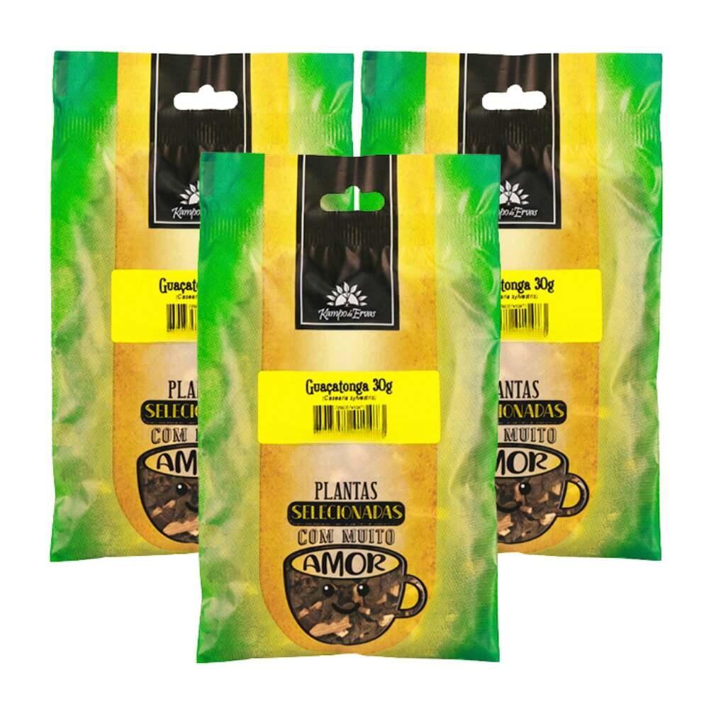 Comprar Kit 3 Guaçatonga ou Erva de Bugre Folha Kampo Ervas 30g cada ...