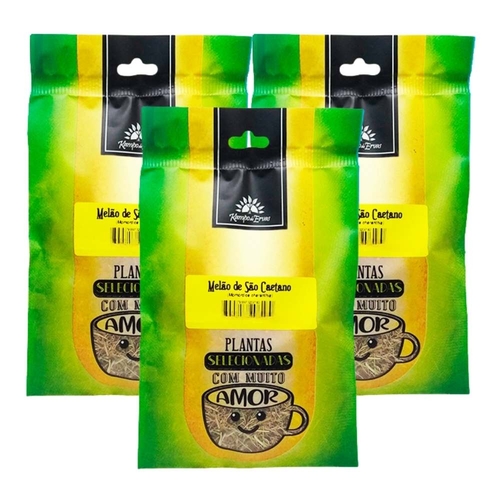 Comprar Kit 3 Melão de São Caetano Chá das Folhas Kampo Ervas 30g cada ...