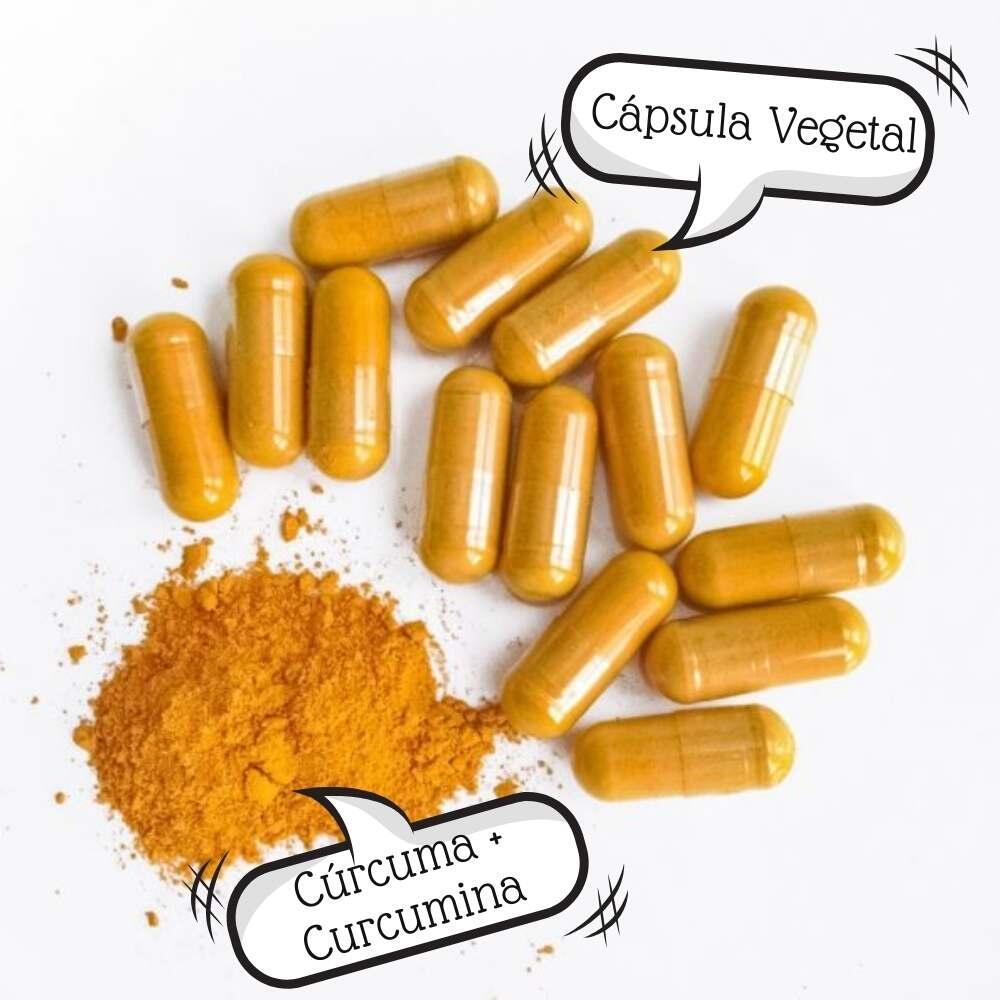 Comprar Curcumina e Cúrcuma Pura Orgânica 90cps de 600mg Kampo Ervas