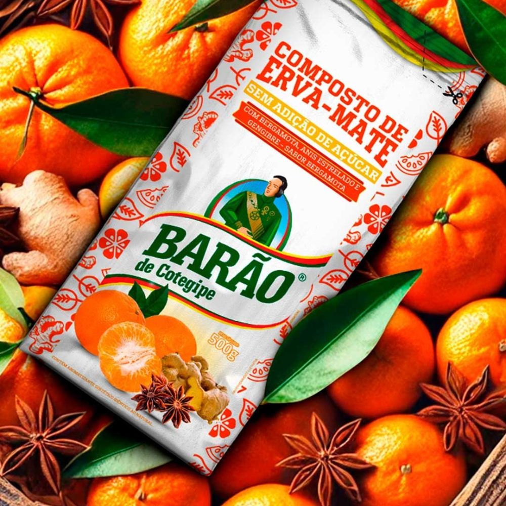 Comprar Kit 3 Composto Erva Mate com Bergamota Anis e Gengibre 500g ...