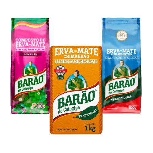 Comprar Kit 3 Erva Mate Premium Argentina Composta 4 chás e Tradic - A ...