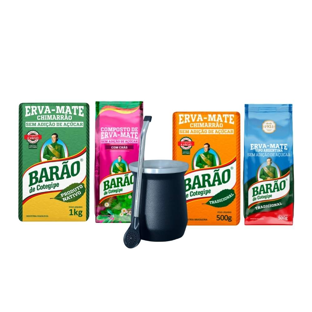 Comprar Kit 4 Erva Mate Argentina Nativa sabores 1 Copo térmico e 1 ...