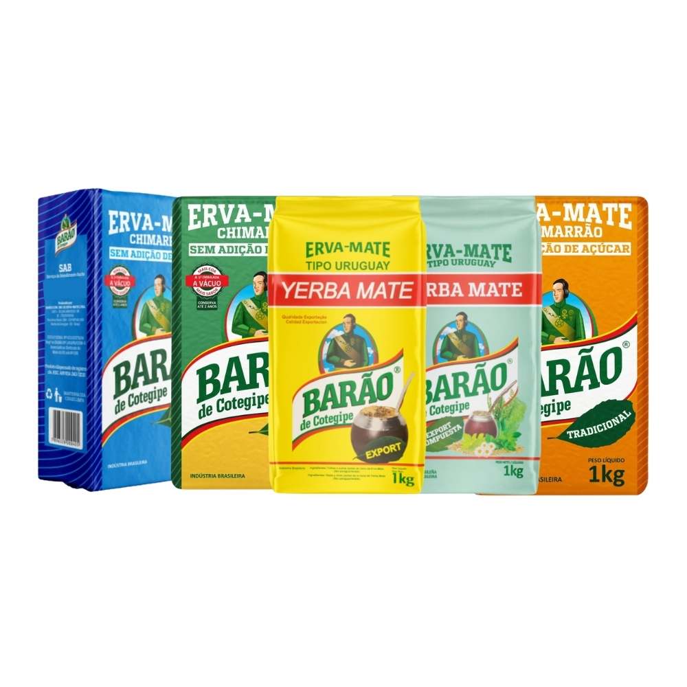 Comprar Kit 5 Erva Mate variado Uruguaia Nativa Moída Grossa 1kg cada ...