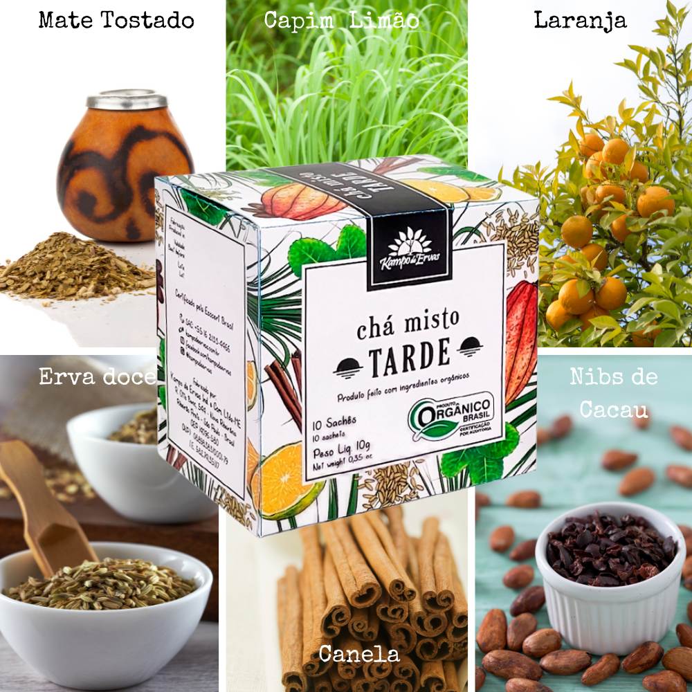 Comprar Harmonia Digestão Chá Mate Capim Limão Canela Erva Doce sach ...