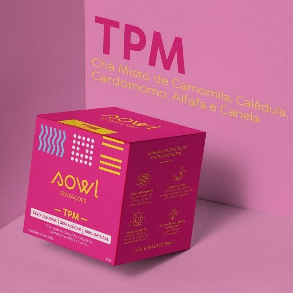 Comprar Chá Sowl TPM Camomila Calêndula Cardamomo Alfafa 10 sachês