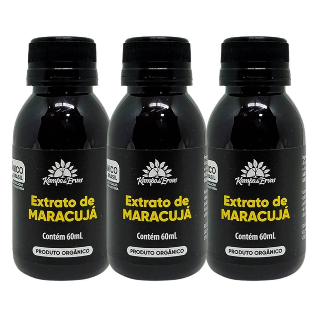 Comprar Kit Extrato Maracujá Puro Orgânico Passiflora 60ml Kampo de ...