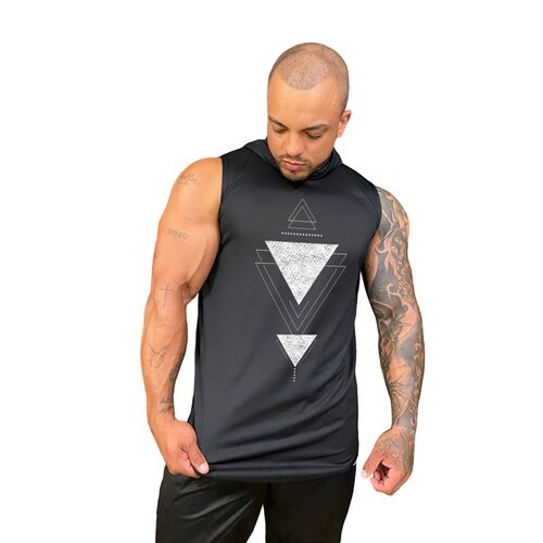 Comprar Regata Masculina Com Capuz Dry Fit - Invert Triangle - de R$37 ...