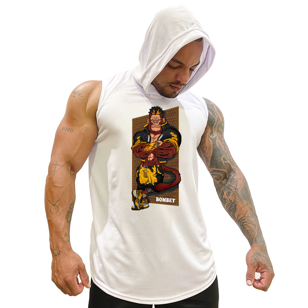 Comprar Regata masculina com capuz dry fit branca - Monkey - a partir ...