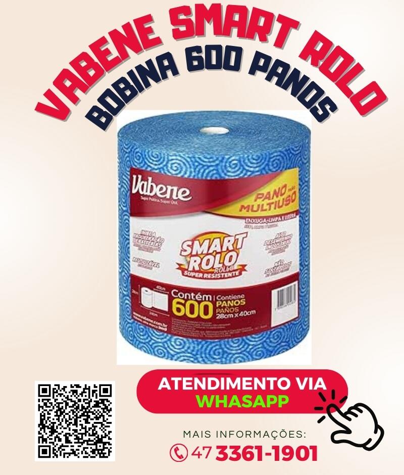 Vabene Smart Rolo Bobina 600 Panos Azul em BC!