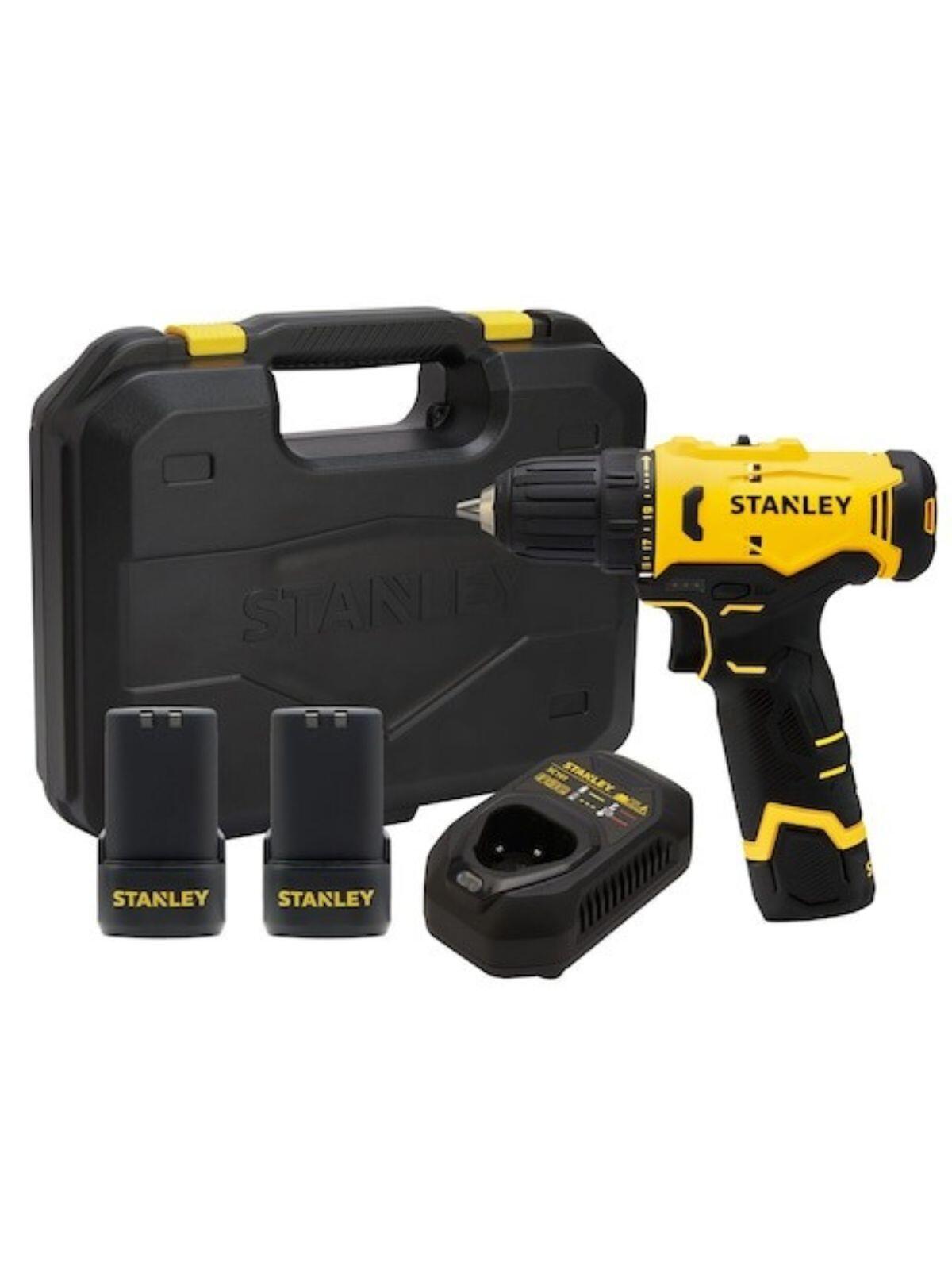 PARAF./FURAD. 3/8" 12V+2 BAT+CARREG+ MALETA SCD10D2K STANLEY
